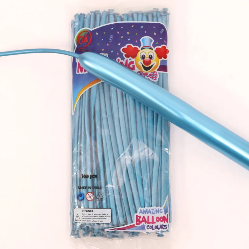 260 Balloons - Metallic Long Balloons for Party Decor