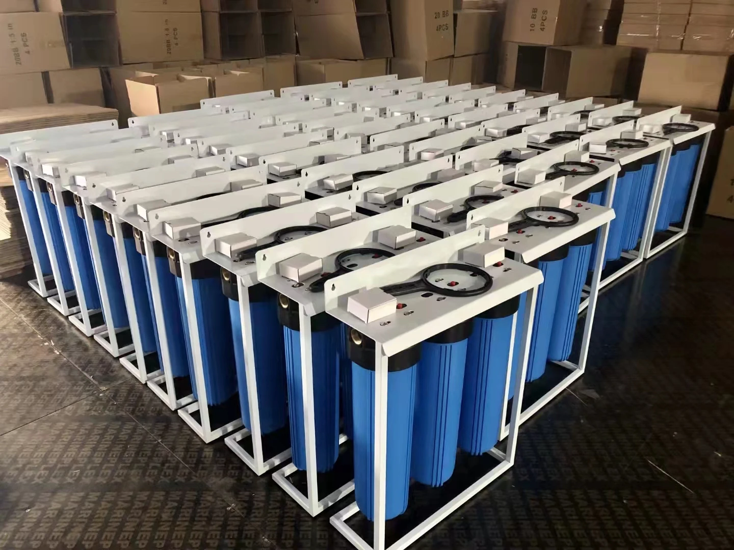 2-stage/3 Stage Big Blue Cartridge Filter Housing 4.5x20