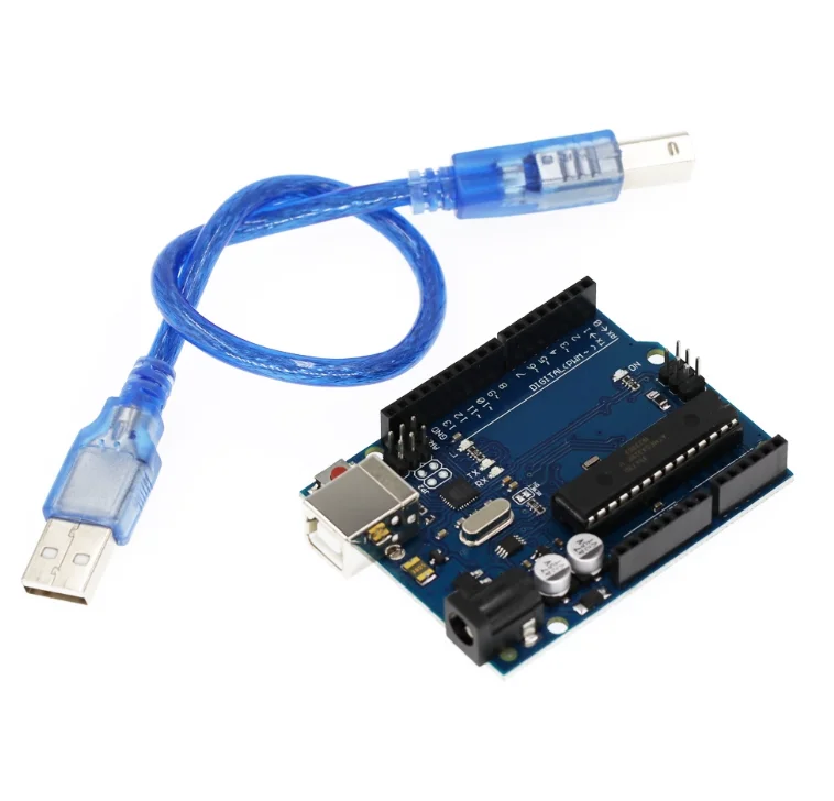 UNOR3 Development Board - Control Atmega328p Microcontroller