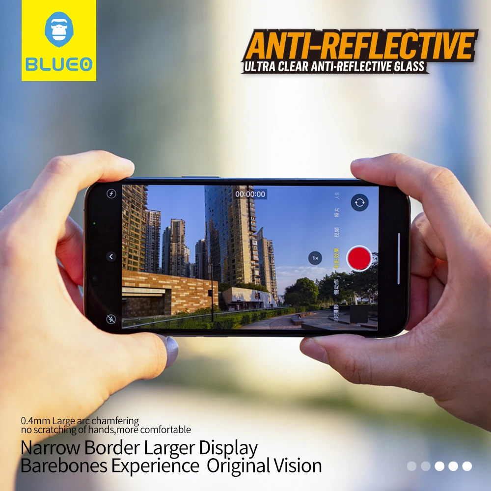 Blueo Screen Protector for Iphone - Anti-reflection
