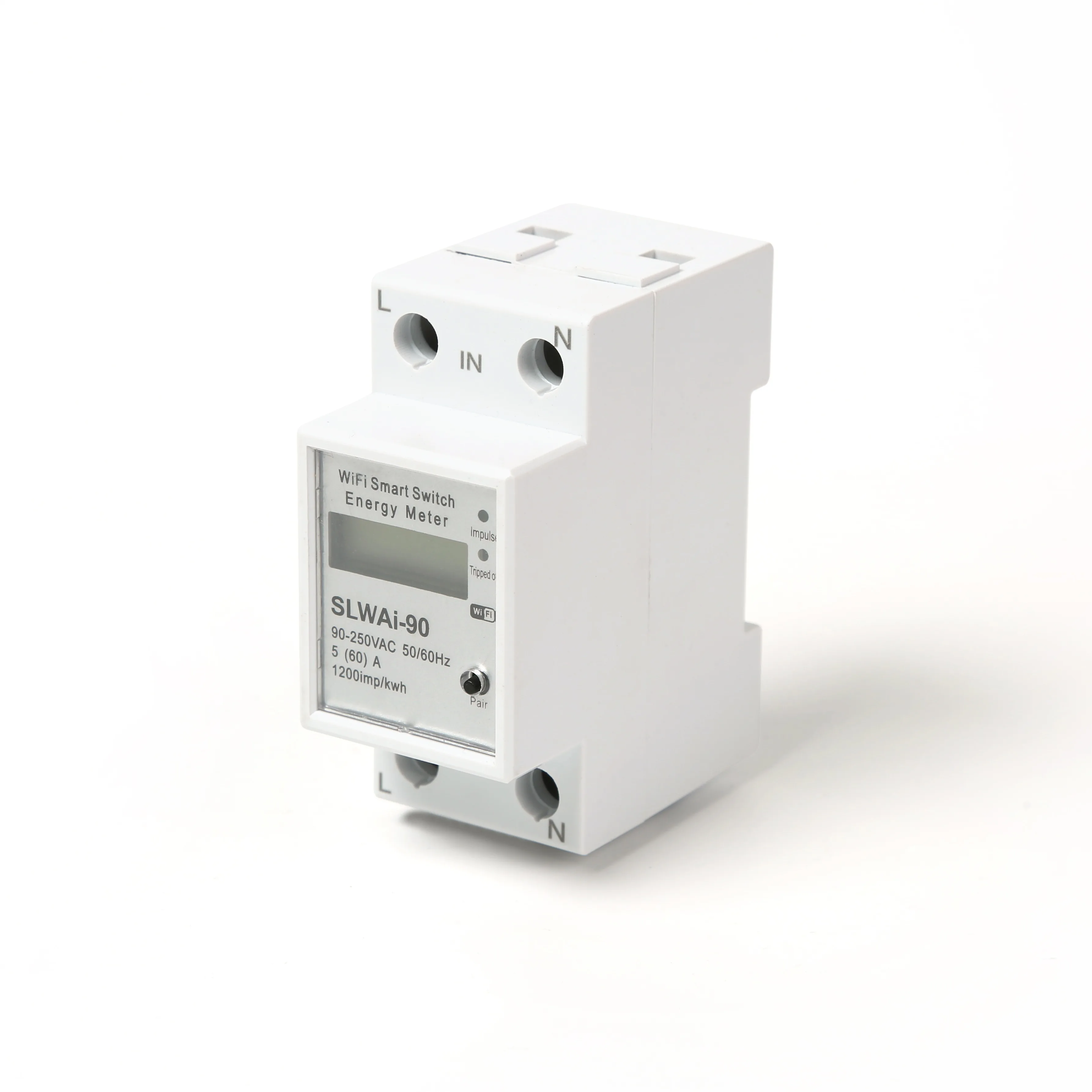 WIFI Smart Switch Energy Meter Kwh Metering Circuit Breaker Timer with ...