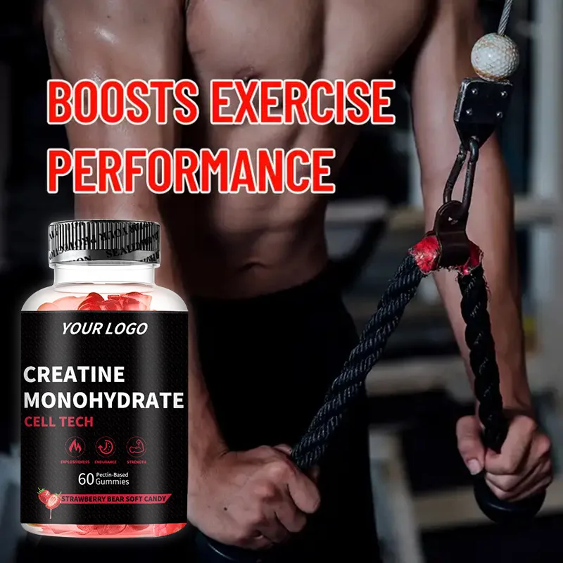 Oem Own Brand Supplement Creatine Monohydrate Energy Gummy Creatine ...