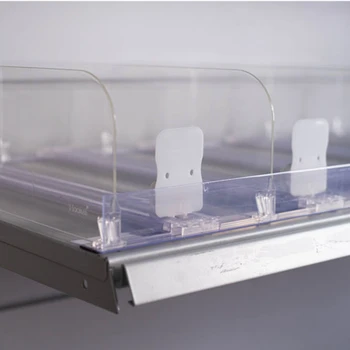 Spring Loaded Shelf Pusher Display Adjustable Shelf Pusher With ...