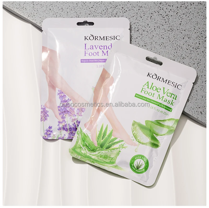 KORMESIC Private Label Rose Bamboo Charcoal Lavender Aloe Foot Membrane ...