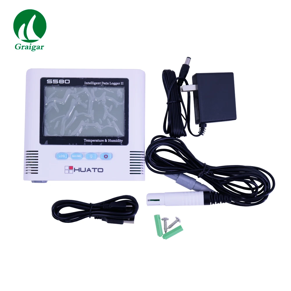 HUATO S580-EX Temperature Humidity Data Logger -40~85C, 0~100%RH ...