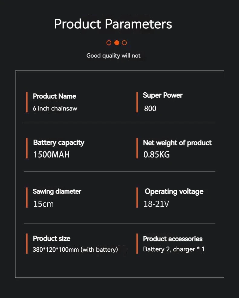 Customized Accept 21v 4''6''8'' Portable Cordless Wood Cutting Tool Battery Chainsaw - Buy ...