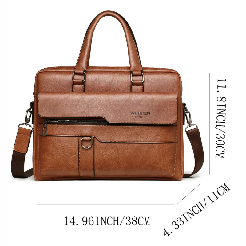 Customized Logo Casual Business Office Travel Handbag Briefcase Large ...