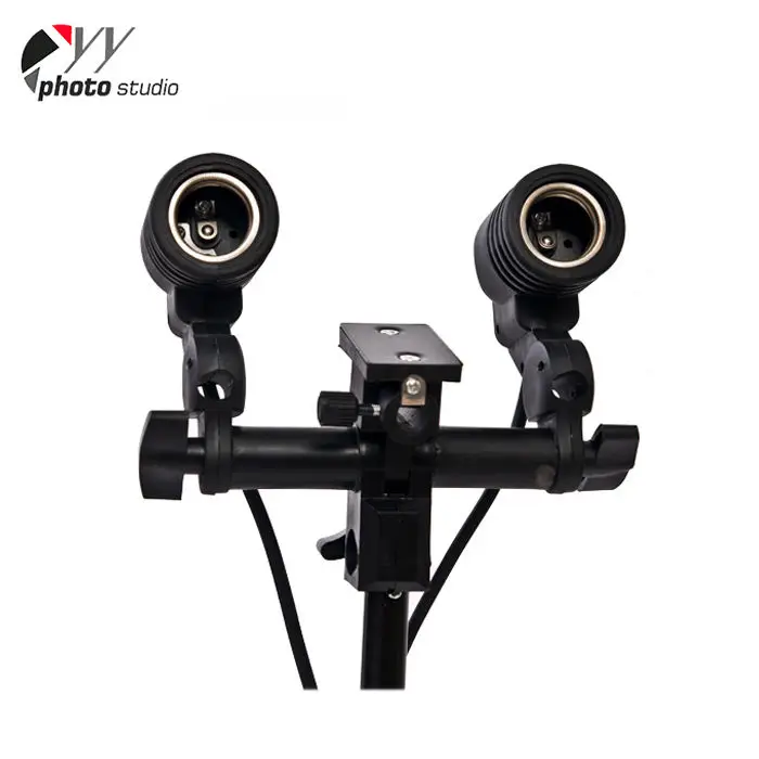 Studio Light / Lighting Dual/ Double E27 Ac Swivel Socket Umbrella ...