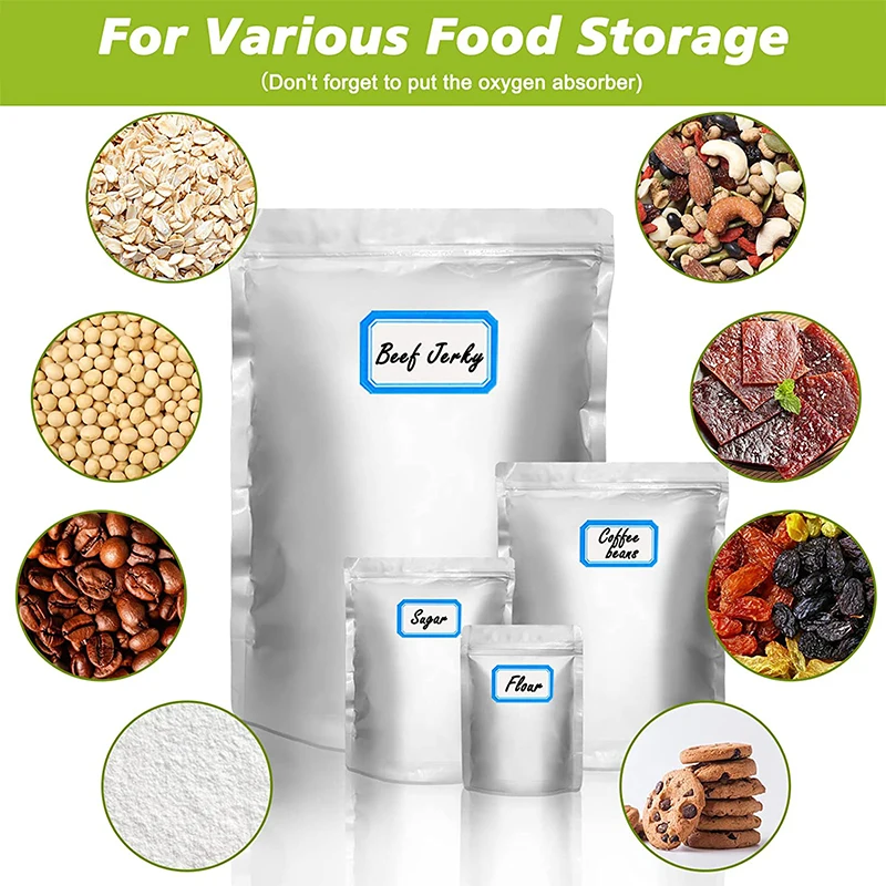 High-quality Tear Notch Aluminum Foil Lock Zip Lock Bag