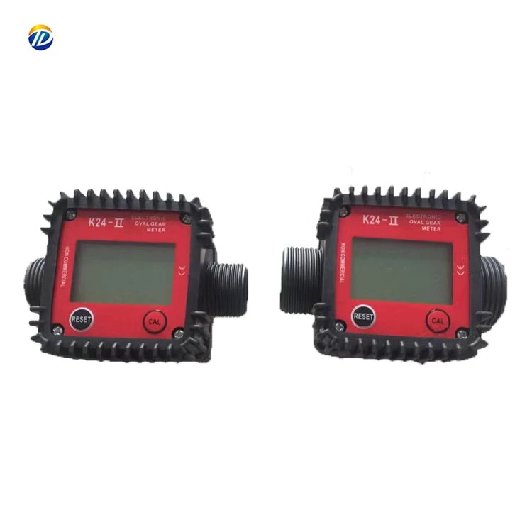 Diesel Fuel Flow Sensor Oval Gear Flow Meter K24-2 Oil Fuel Flow Meter ...