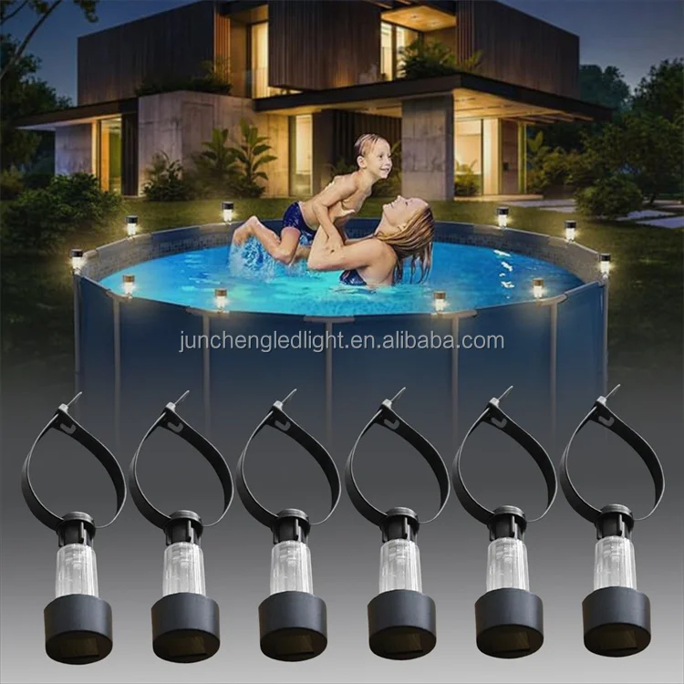 Solar Lawn Lamps Pathway Swimming Pool Lighting Outdoor Waterproof ...