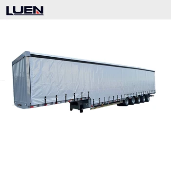 2024 China Manufactured 20ft/40ft Cargo Box Side Pull Curtain Semi ...