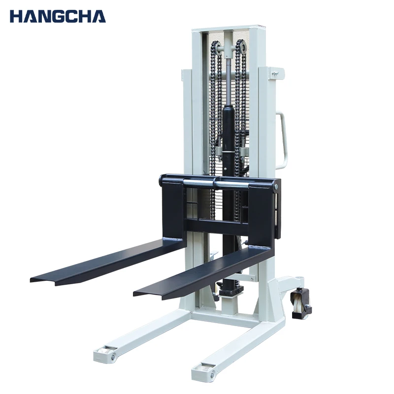 Hangcha High Quality Manual Hydraulic Pallet Stacker Warehouse Loading ...