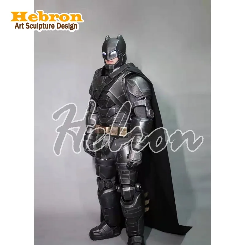 Halloween cosplay movie character superhero batmans costume armor suit adult customized for man ...