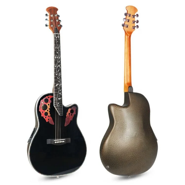 Alibaba.com: Semi Acoustic Electric Guitar 6 String with Turtle Back ...