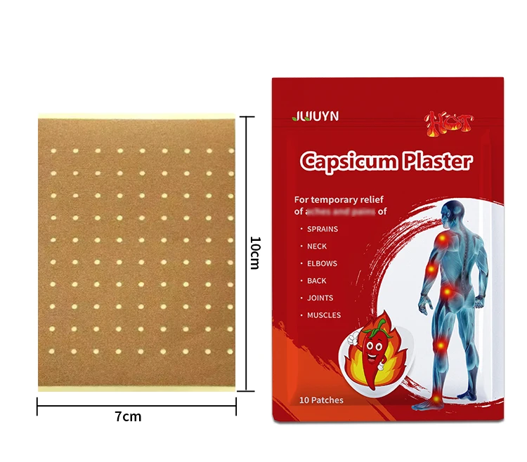Medical Hot Chill Adhesive Porous Capsicum Plaster for Pain Relief