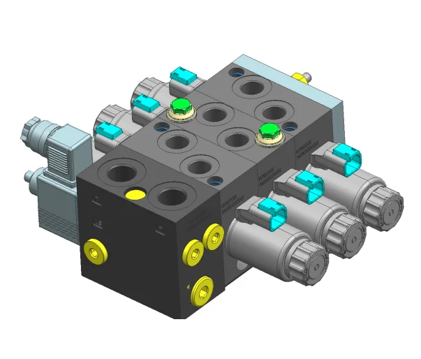 Proportional Directional Valve Hydraulic Manifold Block For Hydraulic ...