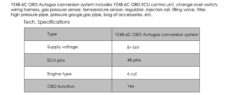 GLP NGV GNV Conversion Full Kit 6 Cylinder Auto Natural CNG Gas System ...