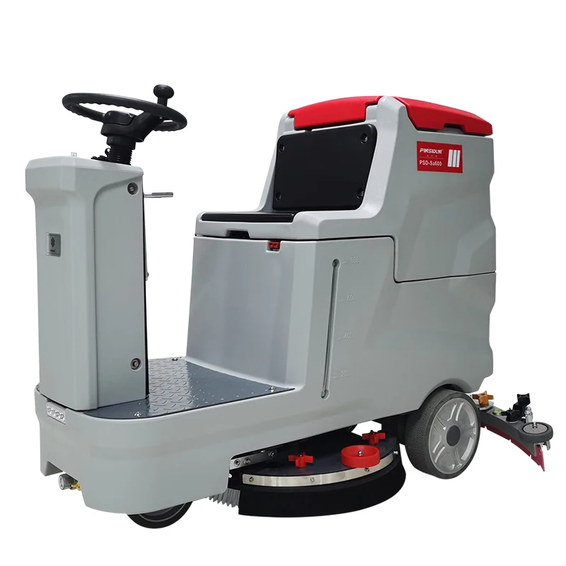 PSD-Sa600 Most Popular Industrial Floor Scrubber with Battery Commercial Floor Scrubber and ...