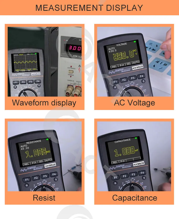 Automotive Oscilloscope Multimeter Led Oscilloscope Multimeter Et828 2 ...