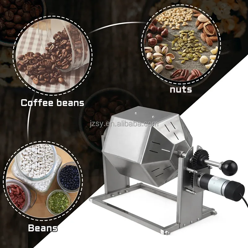 3.8L Capacity Mini Electric Coffee Beans Roasting Baking Machine Fuel ...