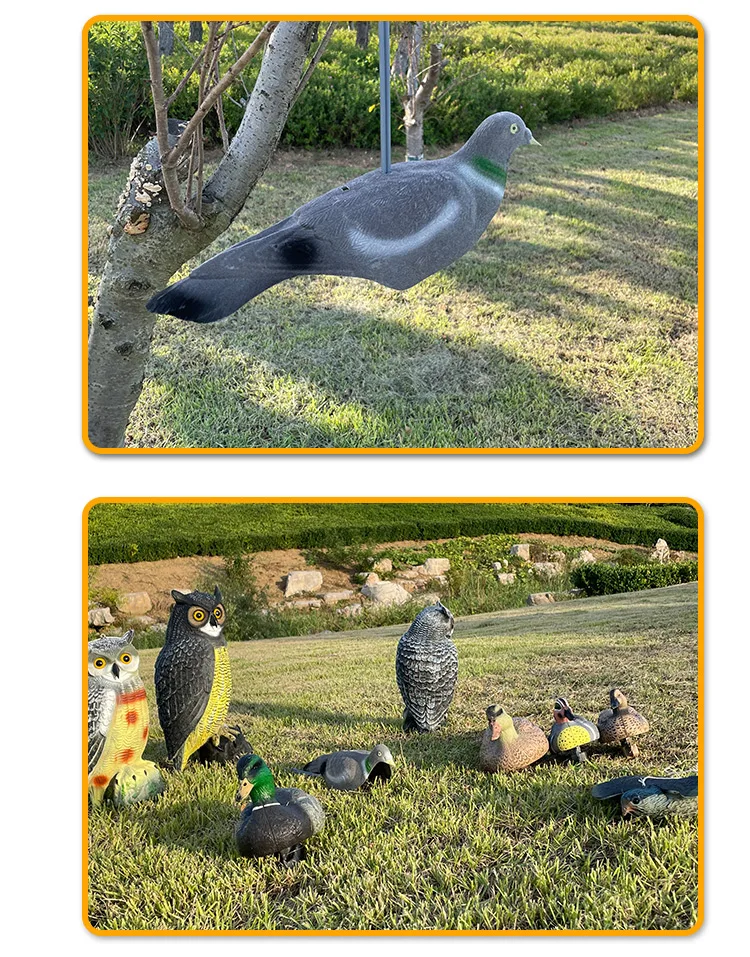 Hitop 105g Pe Tufted Egreth Rotary Pigeon Decoy Machine Triple Pigeon ...