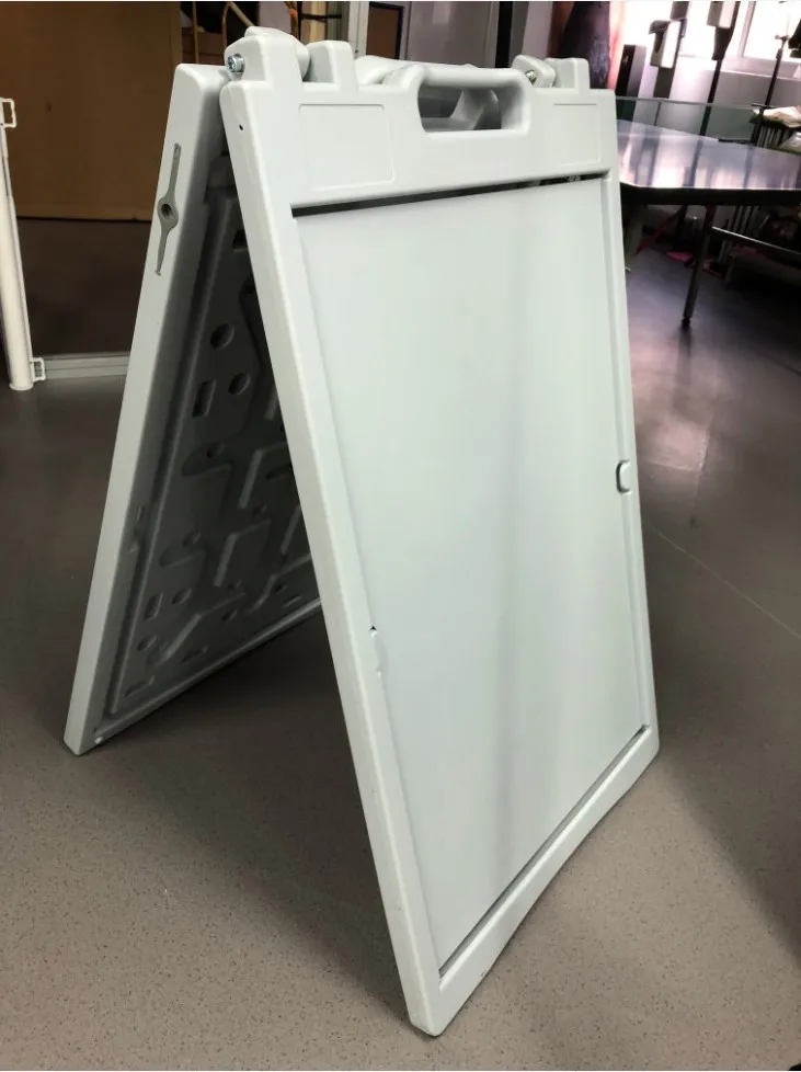 Outdoor Water Injection Portable A-frame Double Sided Pavement Sign ...