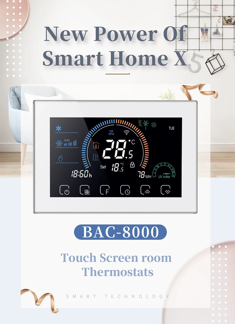 Beca BAC-8000 Thermostat - Smart and Efficient HVAC Control