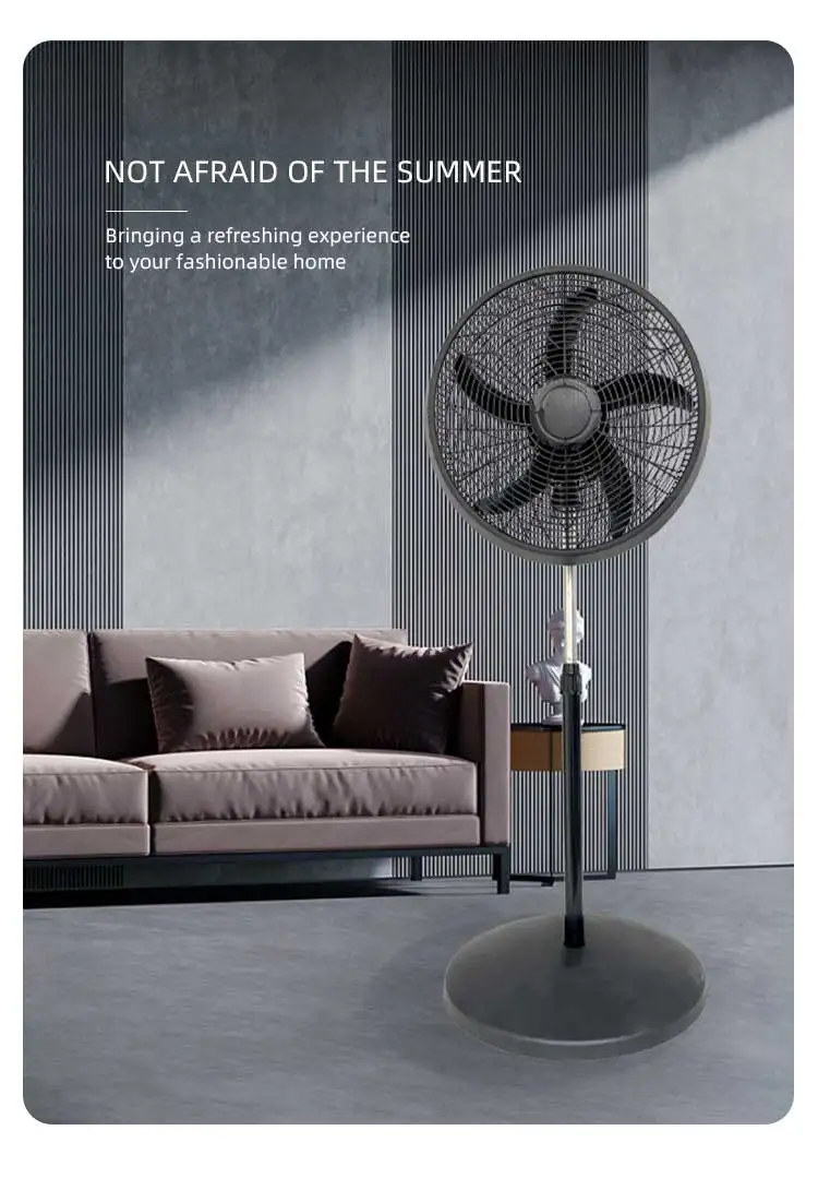 Customization 18"oscillating Stand Fan Household Three Speed Energy ...