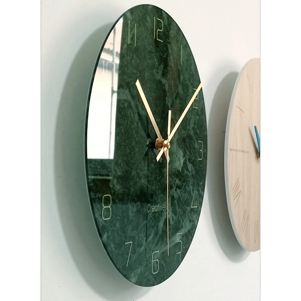 Digital Coloured Handmade Glass Clocks For Living Room - Buy Coloured ...