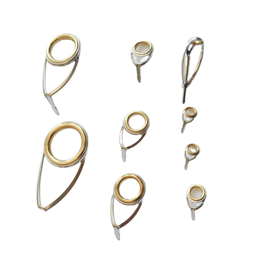 Ultra Light Gold Color Stainless Steel Fishing Rod Guides K Series ...