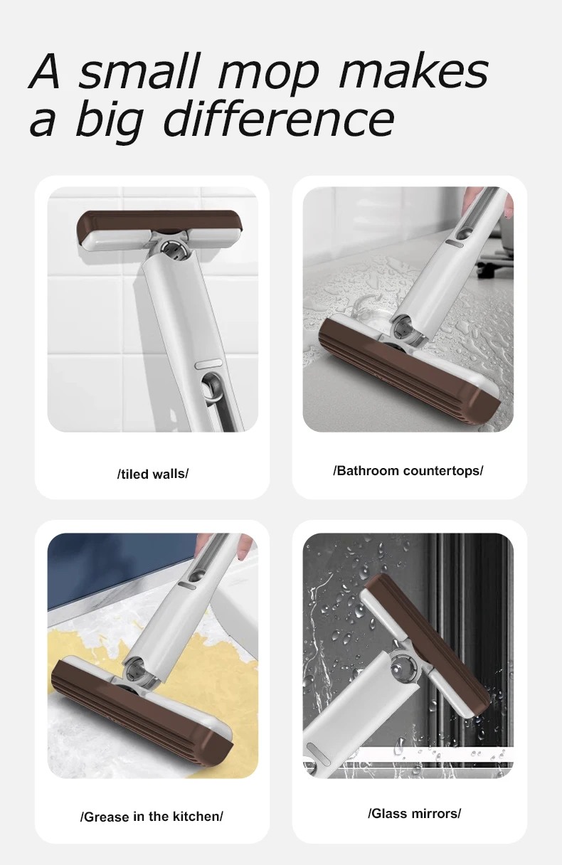 Mini Squeeze Mop - Efficient Cleaning for Indoor Spaces