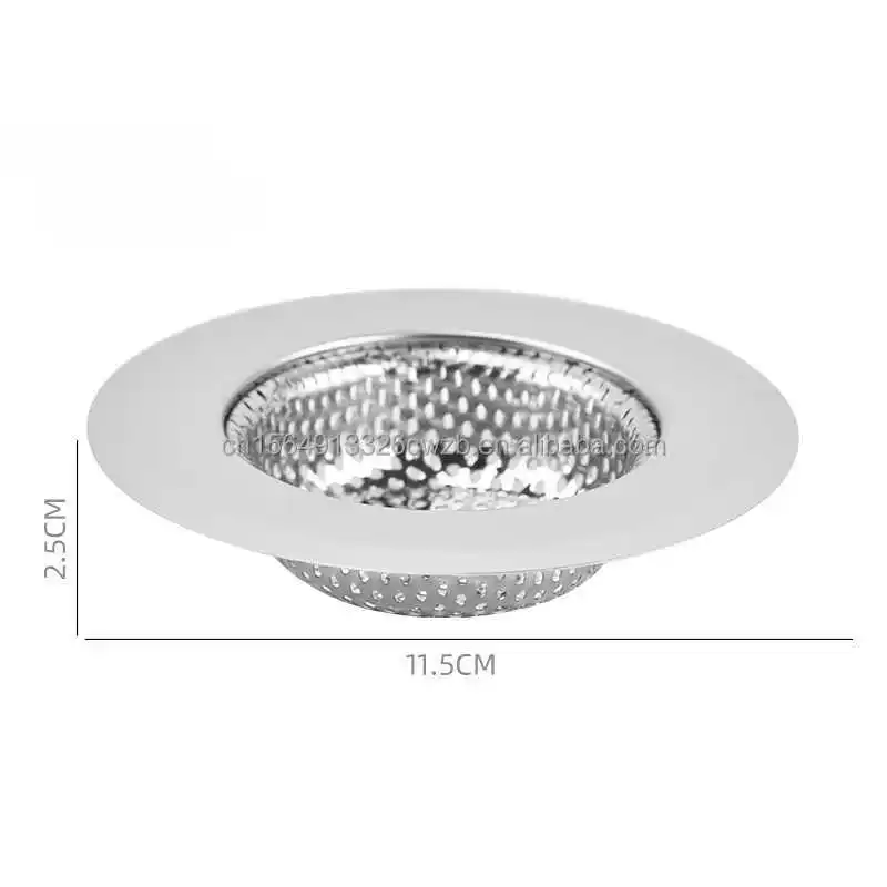 Kitchen Sink Wash Basin Strainer Stainless Steel Sink Drain Funnel ...