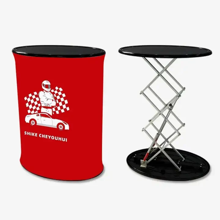 Custom Made Pop Up Counter Foldable Trade Show Counter Desk Pop Up ...