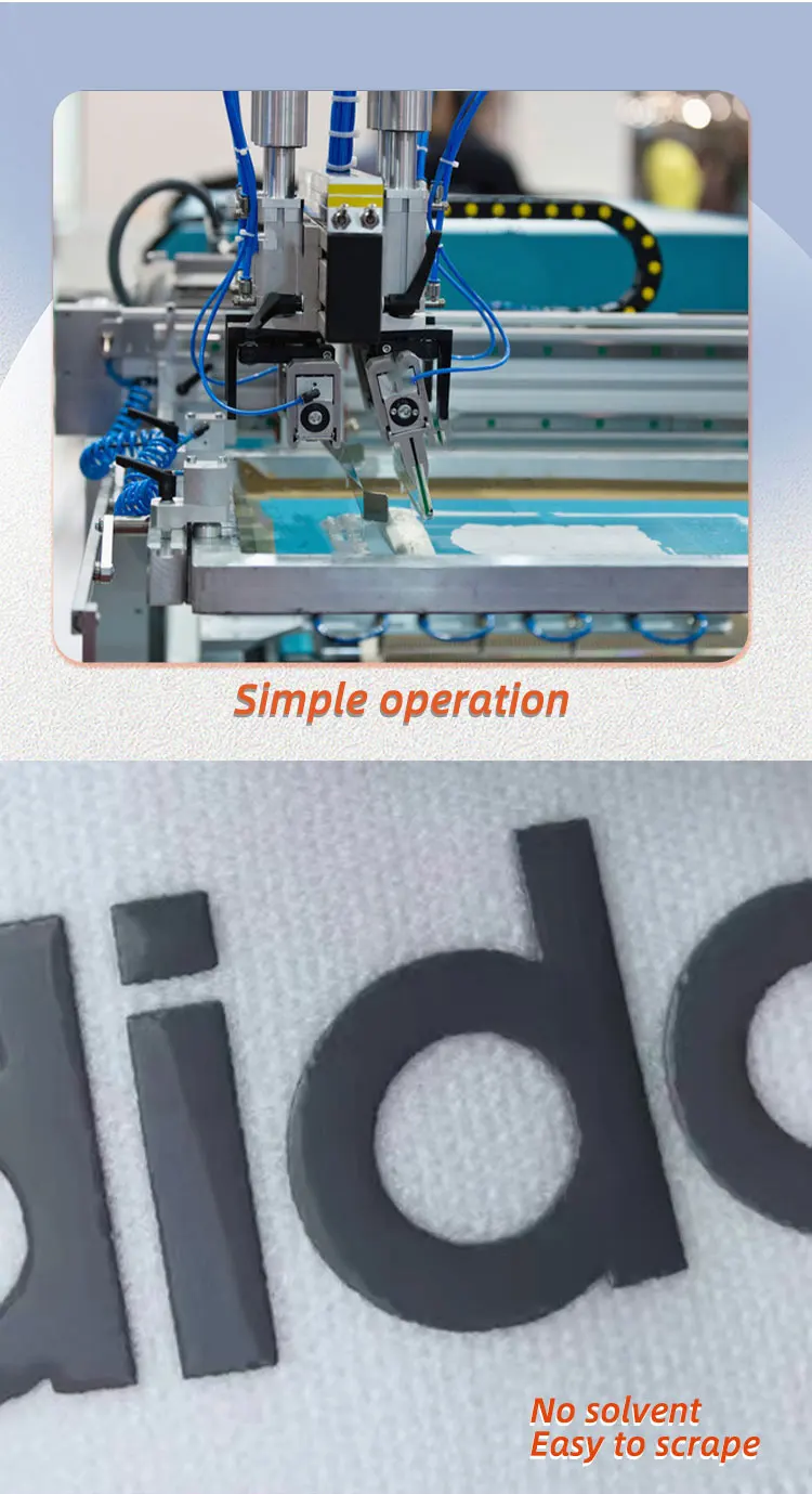 Hs9860 Double Component Ribbon Printable Silicone Textile For Clothing ...