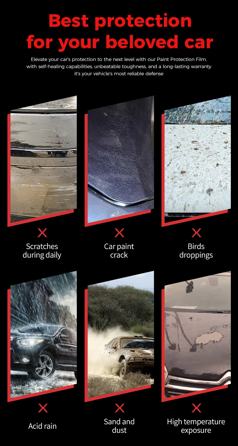 Car Full Body Protection - Transparent PPF Film