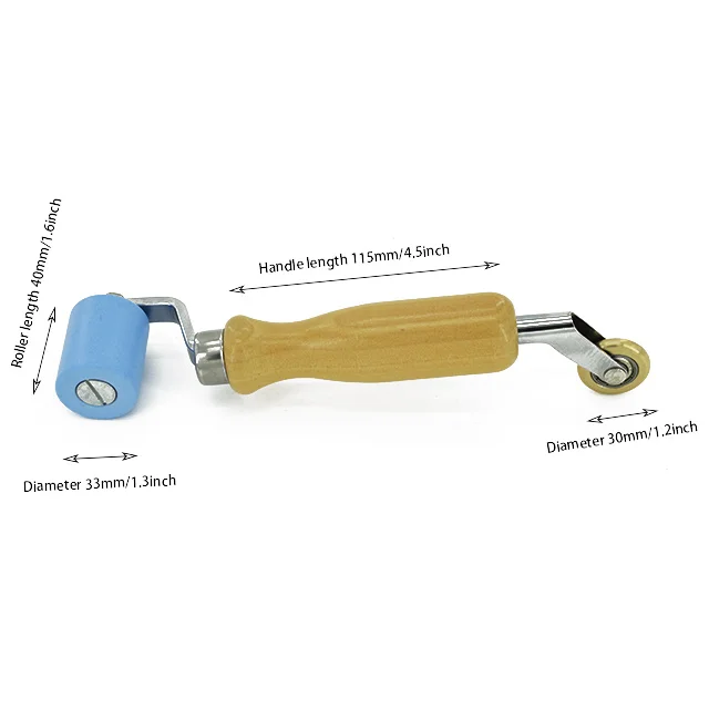 40mm PTFE and Brass Double Ended Roller with High Quality Ball Bearing ...