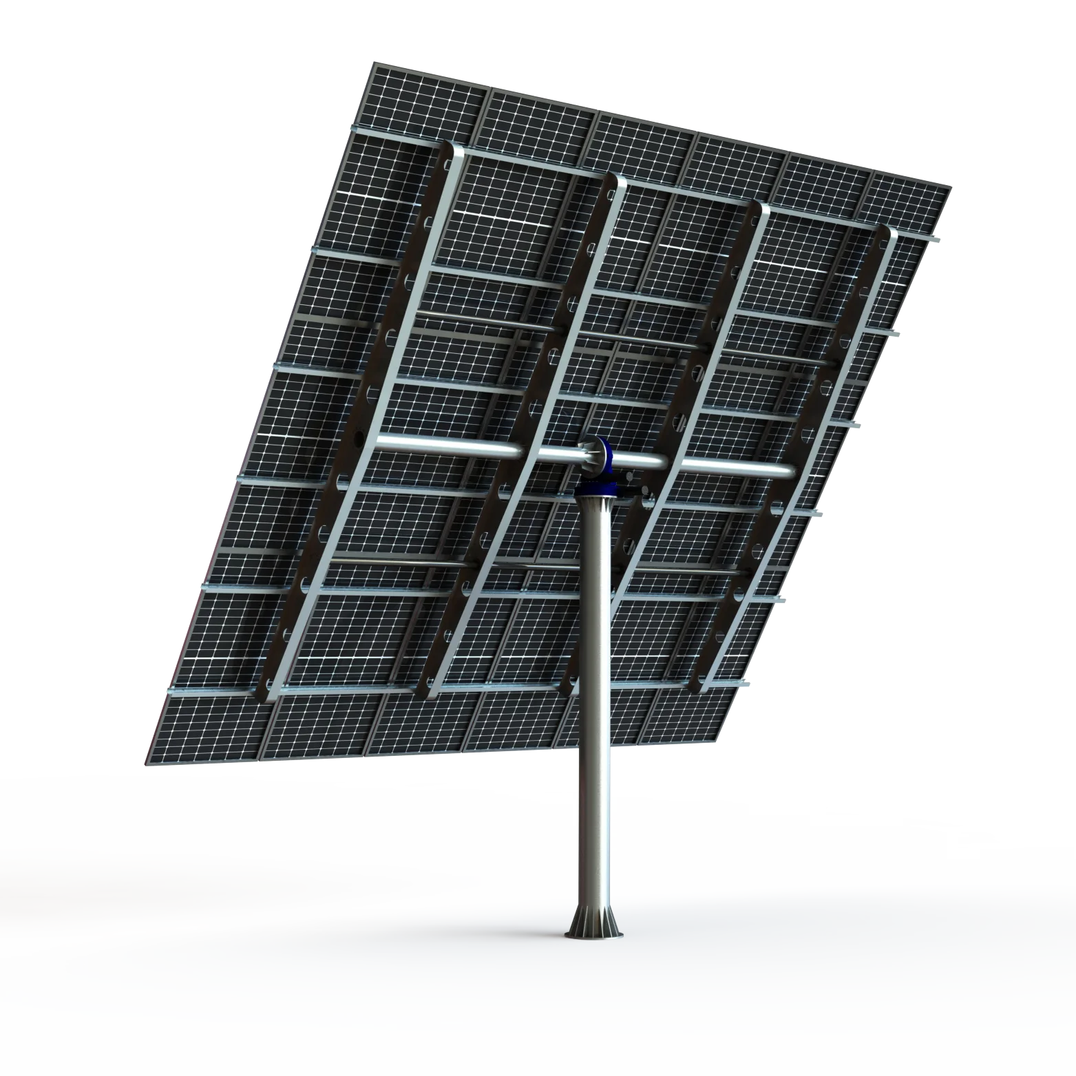 10KW BOFU Dual Axis Solar Tracker - Efficient Sun Tracking