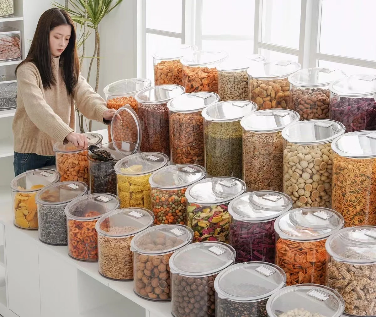 ECOBOX Storage Bins - Airtight Food Containers for Supermarkets