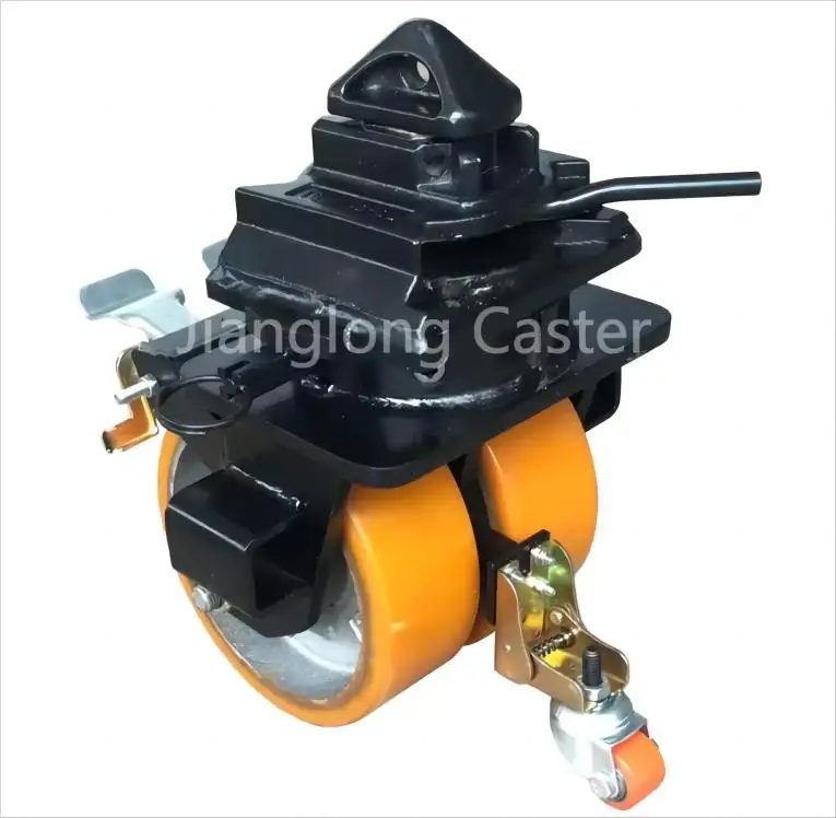 Iso Shipping Container Caster Wheels Heavy Duty Double Wheels Caster ...