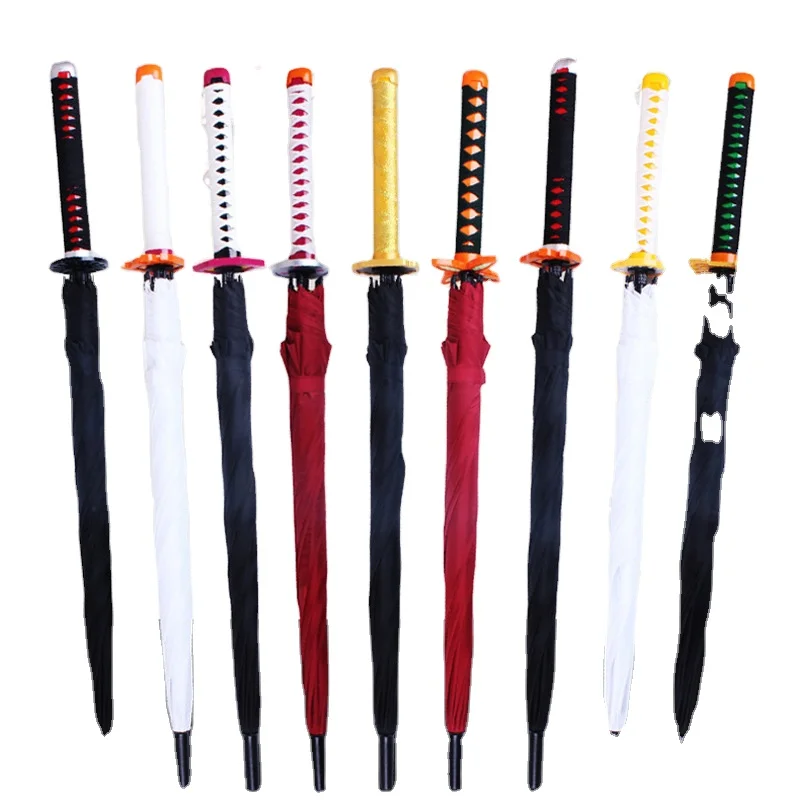 Tytopone Anime Demon Slayer Katana Umbrella Tanjirou Long Handle Katana ...