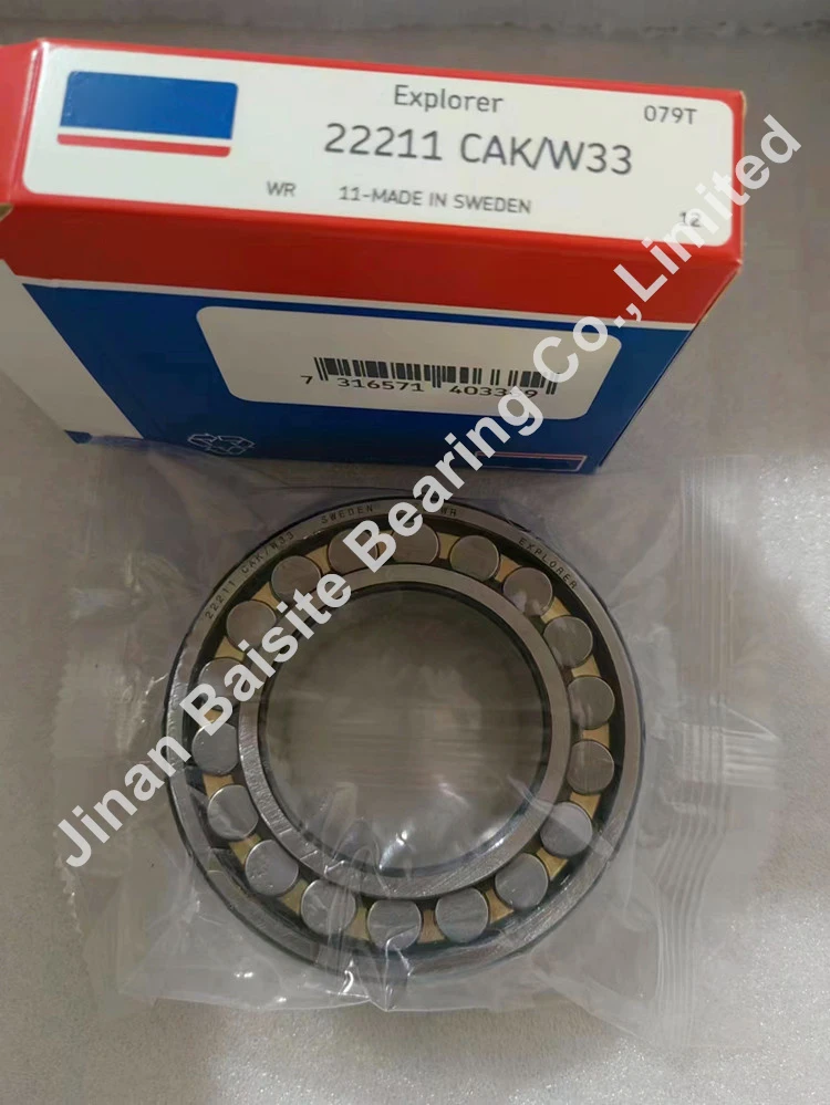 22211ek 22211-e1-c3 22211cc/w33 22211cak/w33 Spherical Roller Bearings ...