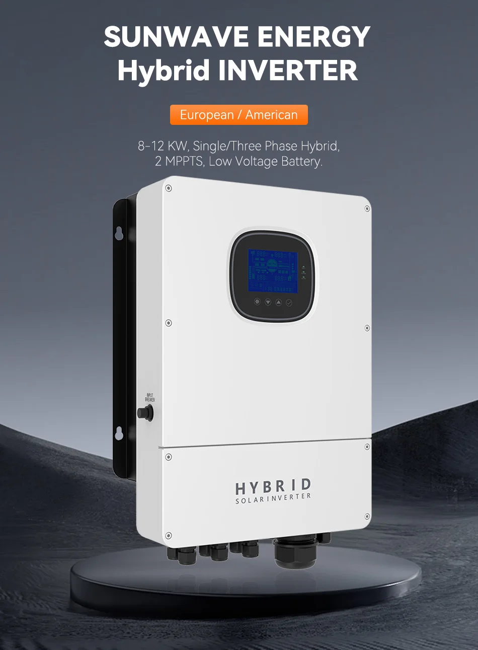 Sunwave 8kw 10kw 12kw Hybrid Inverter - Reliable Solar Power