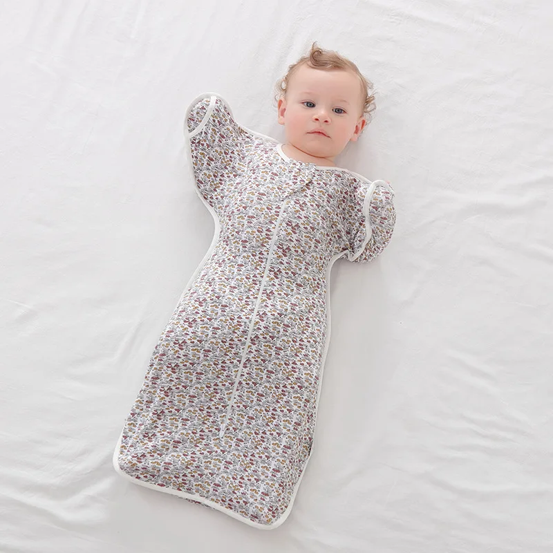 Newborn Sleeper Gowns Newborn Baby Sleep Sack Gown With Cap - 0-3 ...