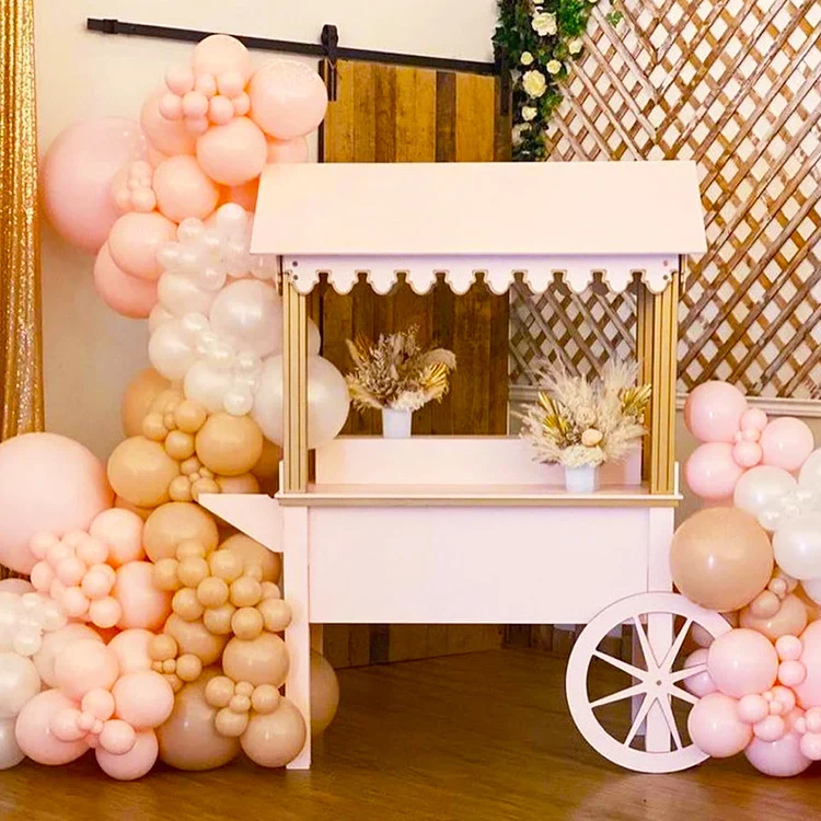 Candy-cart Modern Wooden Dessert Candy Bar Cart With Wheels - Buy Candy ...