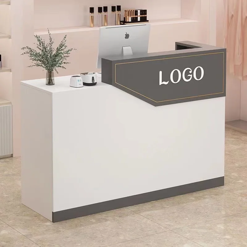 Latest Design Salon Furniture Beauty Salon Reception Desk Shop Nail ...