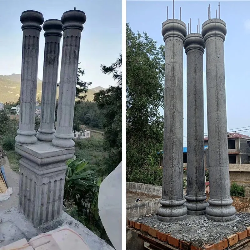 Pillars Mold Concrete Column Plastic Square Column Formwork for ...