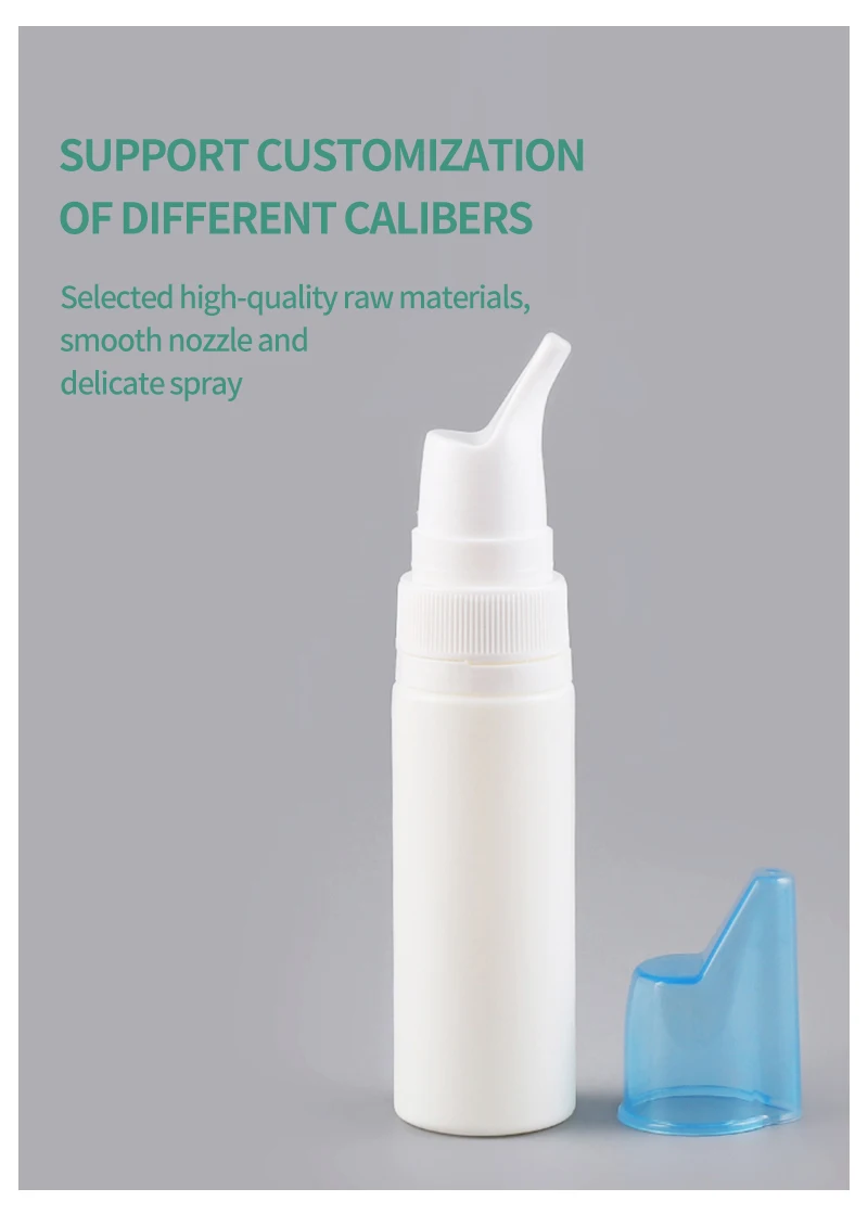 White Color Plastic Mist Pump Medical Nasal Pump Sprayer 18/410 20/410 ...