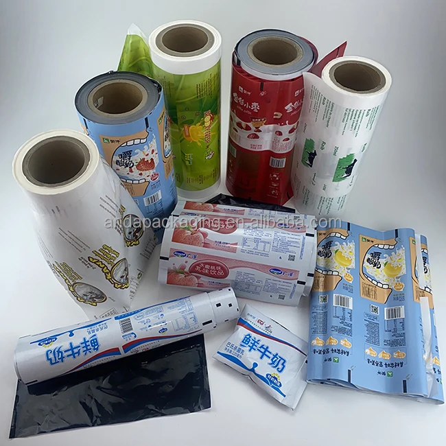 PE EVOH PE Milk Pouch Film 500 Ml - Moisture Proof Packaging