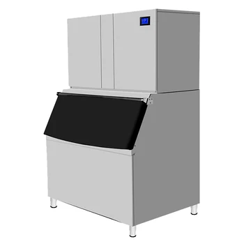 Ice Machines 1 Ton 1000kg Stainless Steel Commercial Ice Cube Block ...